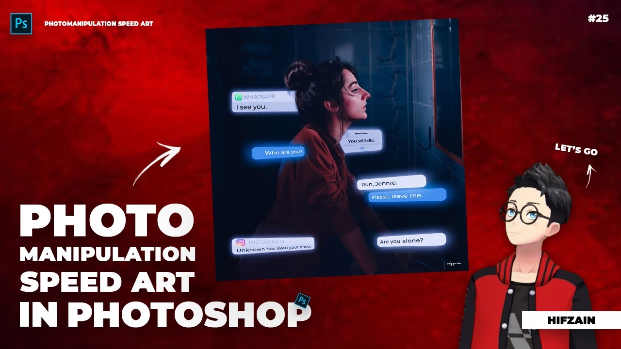 Photo Manipulation Speed Art In Photoshop - Photoshop Tutorials - YouTube