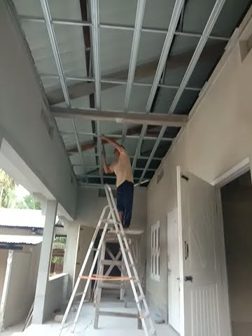 Gypsum ceiling Frame - YouTube