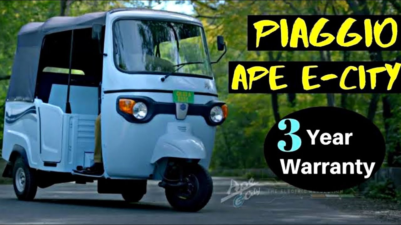 Piaggio Ape E-City - // Best Electric Auto - YouTube