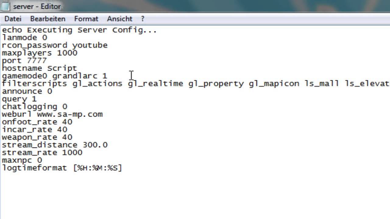 Sa Mp Script Tutorial 001 Client Server Download Youtube 2288
