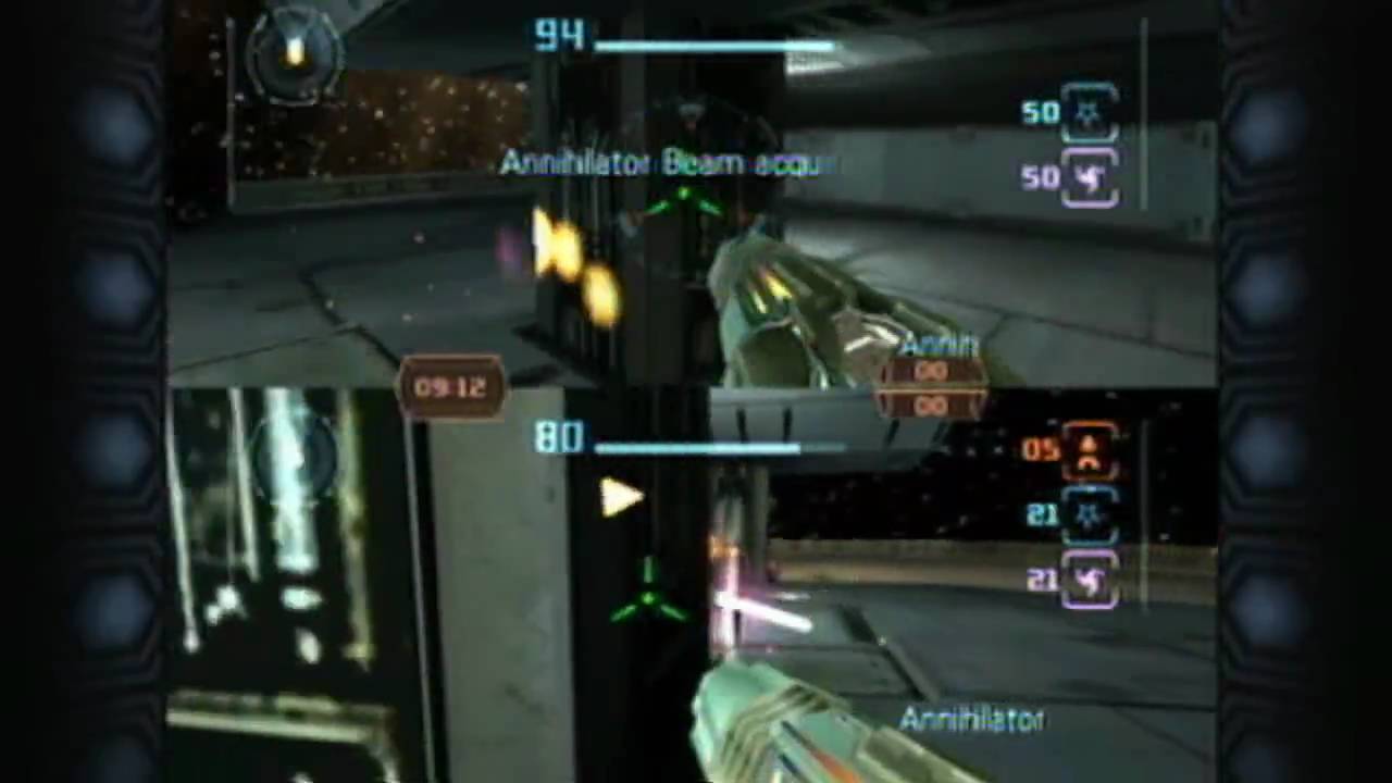 Metroid Prime 2 Wii Version Multiplayer: Sidehopper Station (2-P) - YouTube