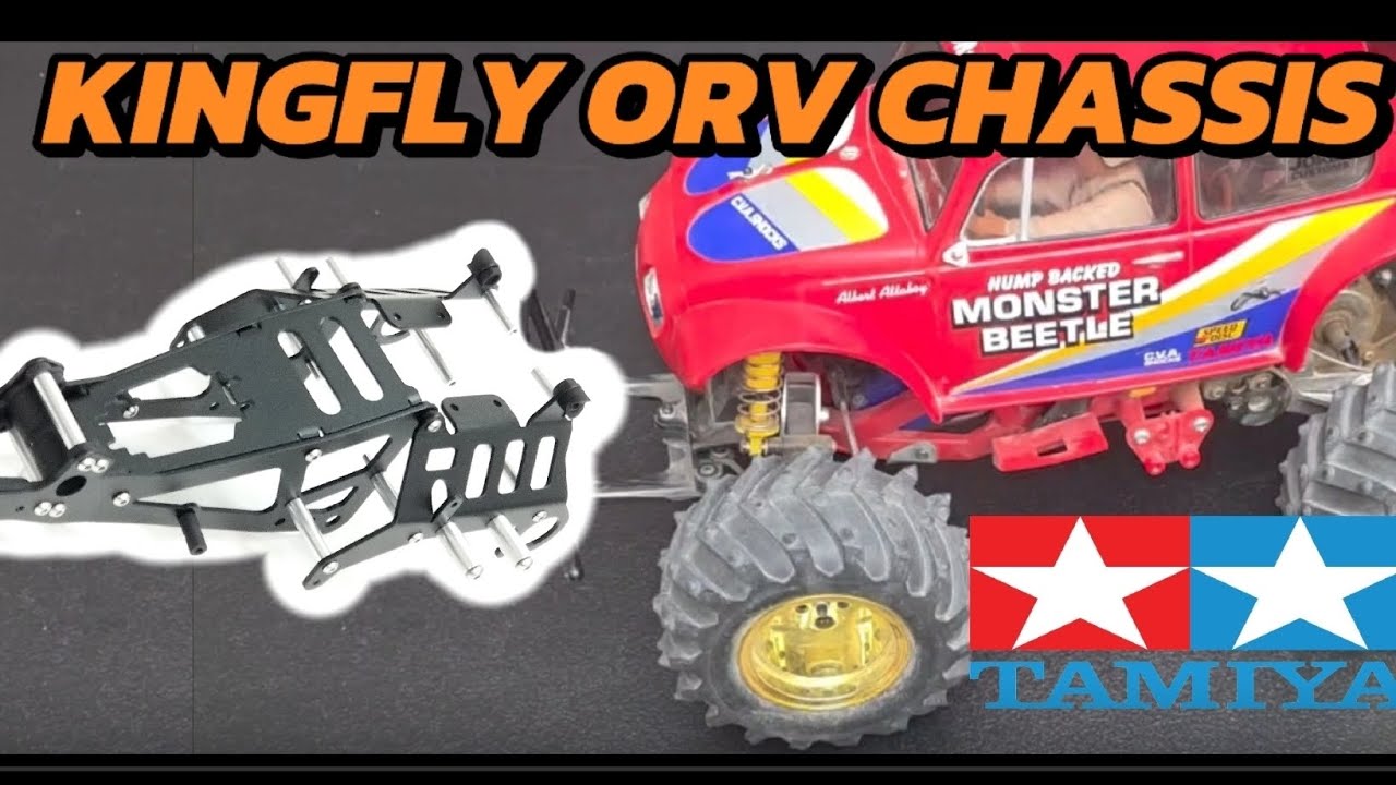 How to Install the Kingfly ORV Chassis on a Tamiya Monster Beetle ...