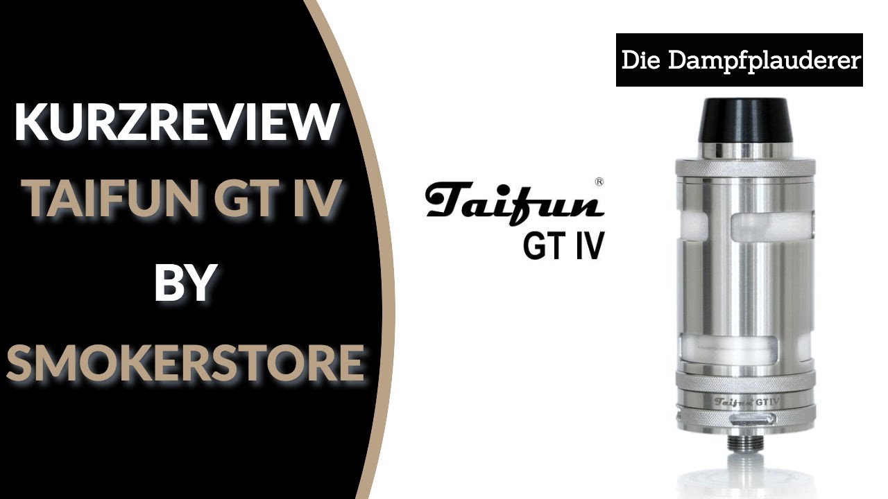 Kurzreview: Taifun GT IV by Smokerstore - YouTube