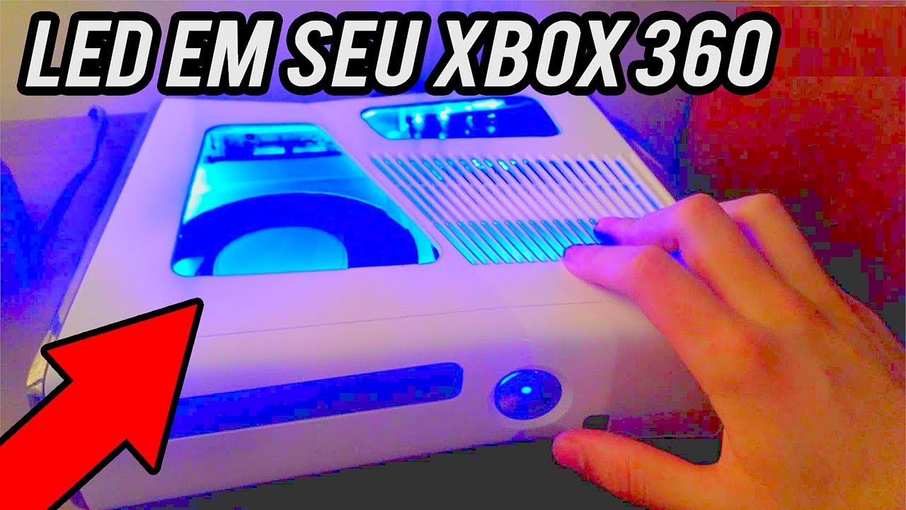 COLOCANDO LED INTERNA EM SEU XBOX 360 SLIM, SUPER SLIM E FAT ( TUTORIAL ...