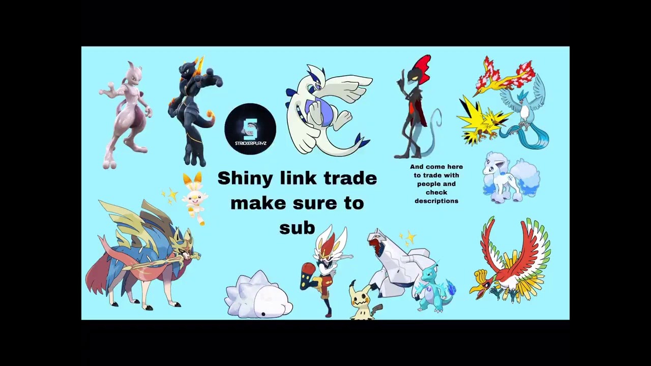 Shiny Pokémon link trade(read description) - YouTube