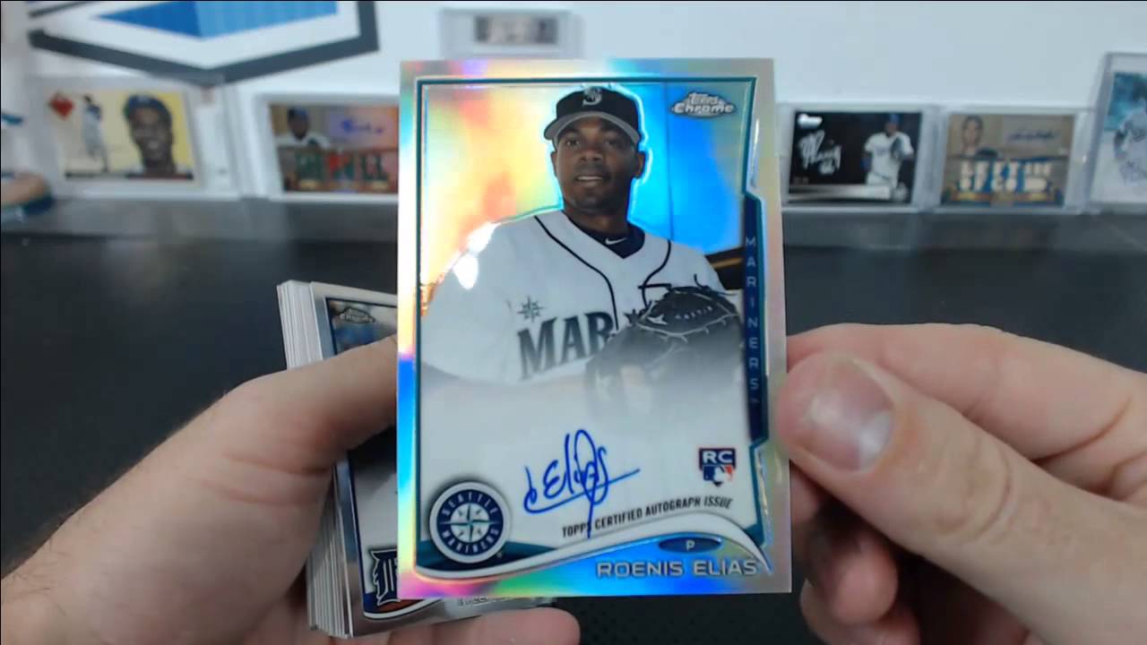 2014 Topps Chrome Baseball Case Break #1 Hit Recap - YouTube