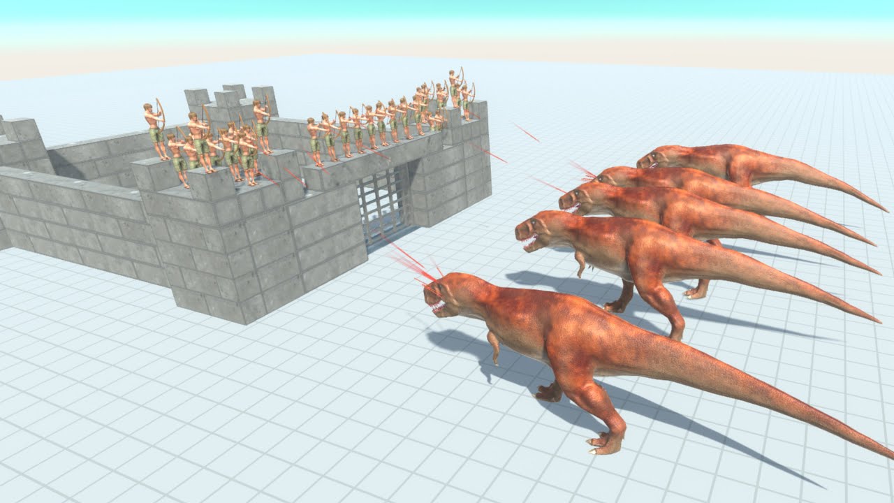 CASTLE SIEGE - Animal Revolt Battle Simulator - YouTube