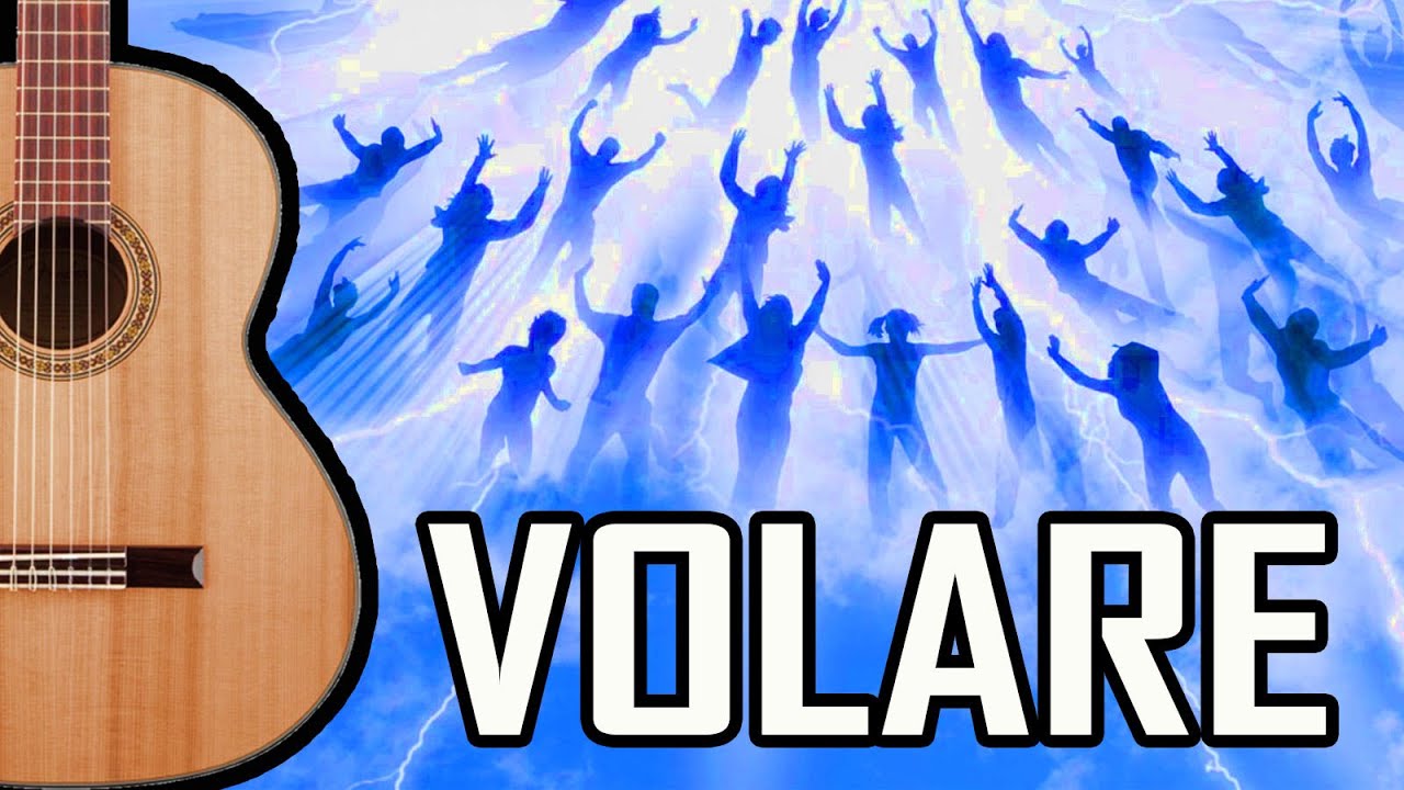 VOLARE, VOLARE, ESTOY SEGURO HERMANOS MÍOS QUE VOLARE 🎸 TUTORIAL EN ...