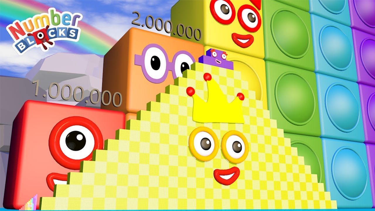 Numberblocks Step Squad 78, 306,000 to 7,000,000 MILLION BIGGEST ...