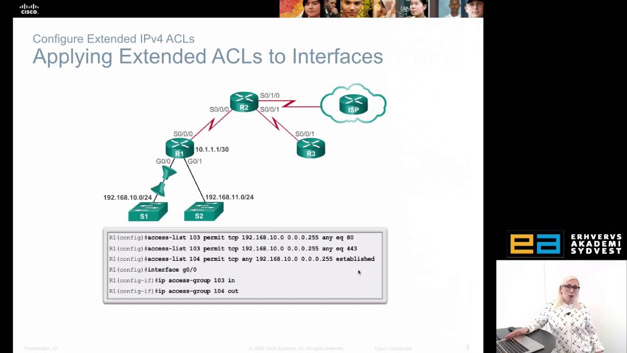 Access Control Lists - Extended ACL - YouTube