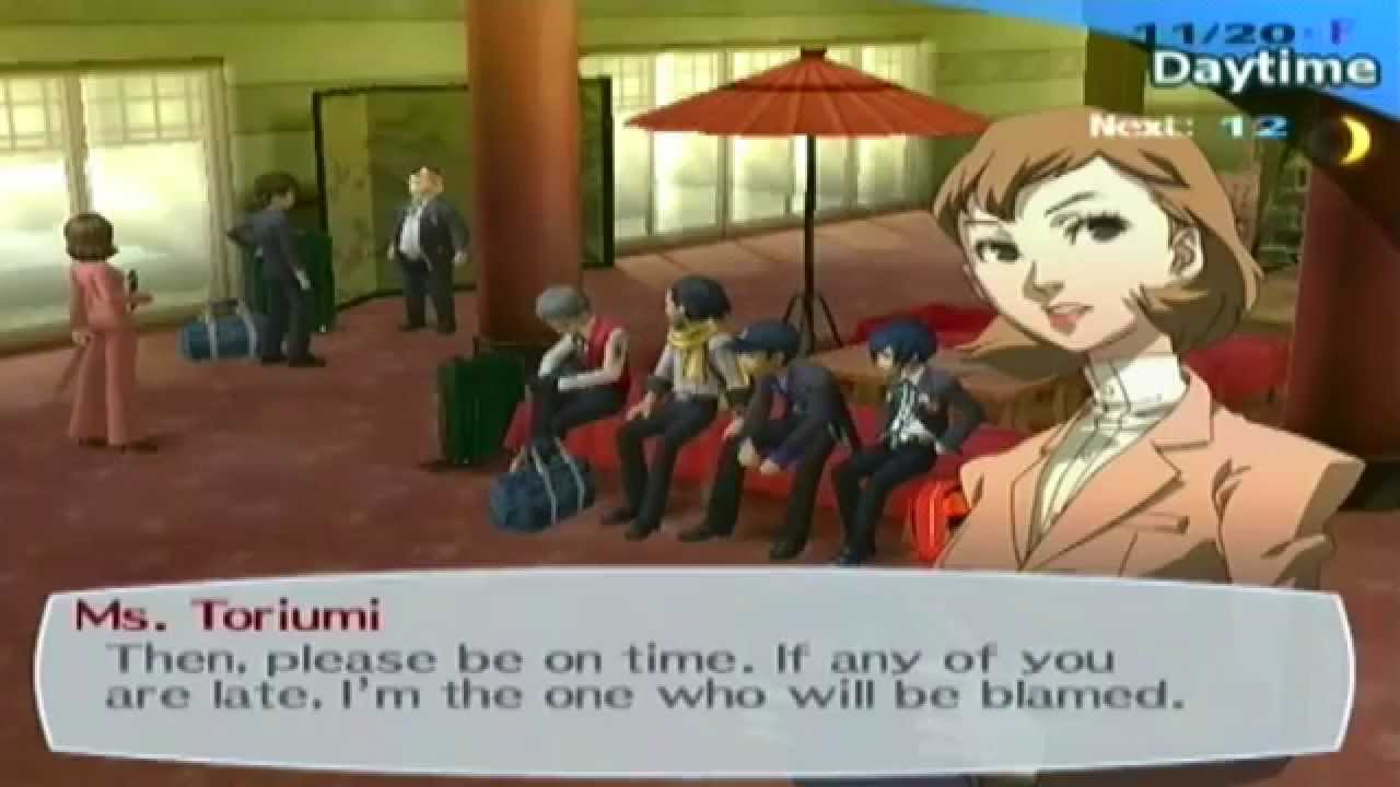 Persona 3 Fes: Hot Spring Event [Fail] - YouTube