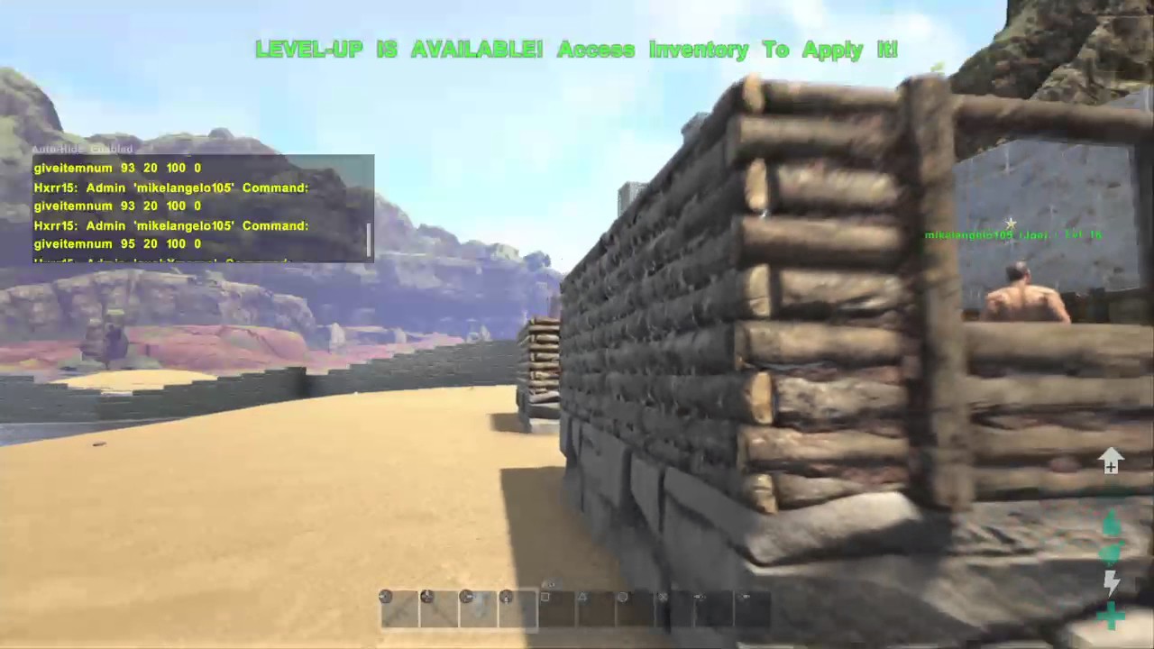 PS4 ark commands with friends - YouTube