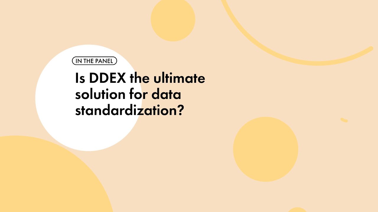Is DDEX the ultimate solution for data standardization? - YouTube