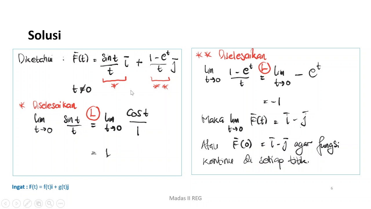 11.5 Fungsi Bernilai Vektor dan Gerak Kurva Linear - YouTube