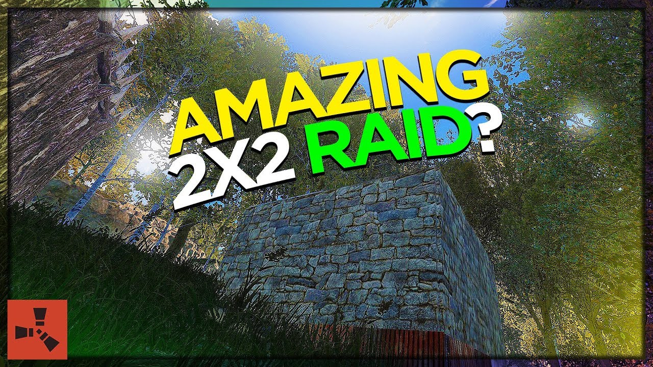 STACKED LOOKING 2x2 RAID! (SOLO VANILLA RUST #18 S19) - YouTube