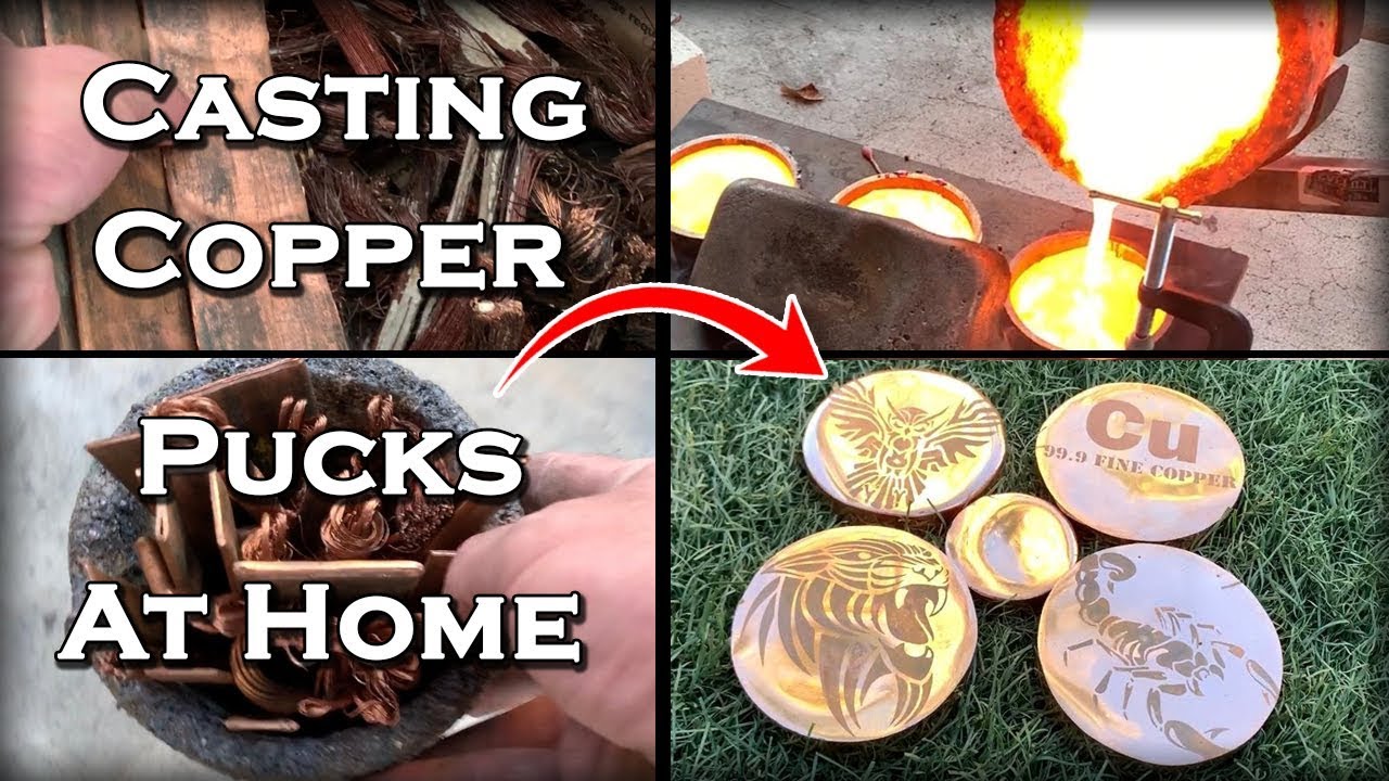 Copper Casting Custom Ingot Pucks AND Electro Etching Copper - Rubbish ...