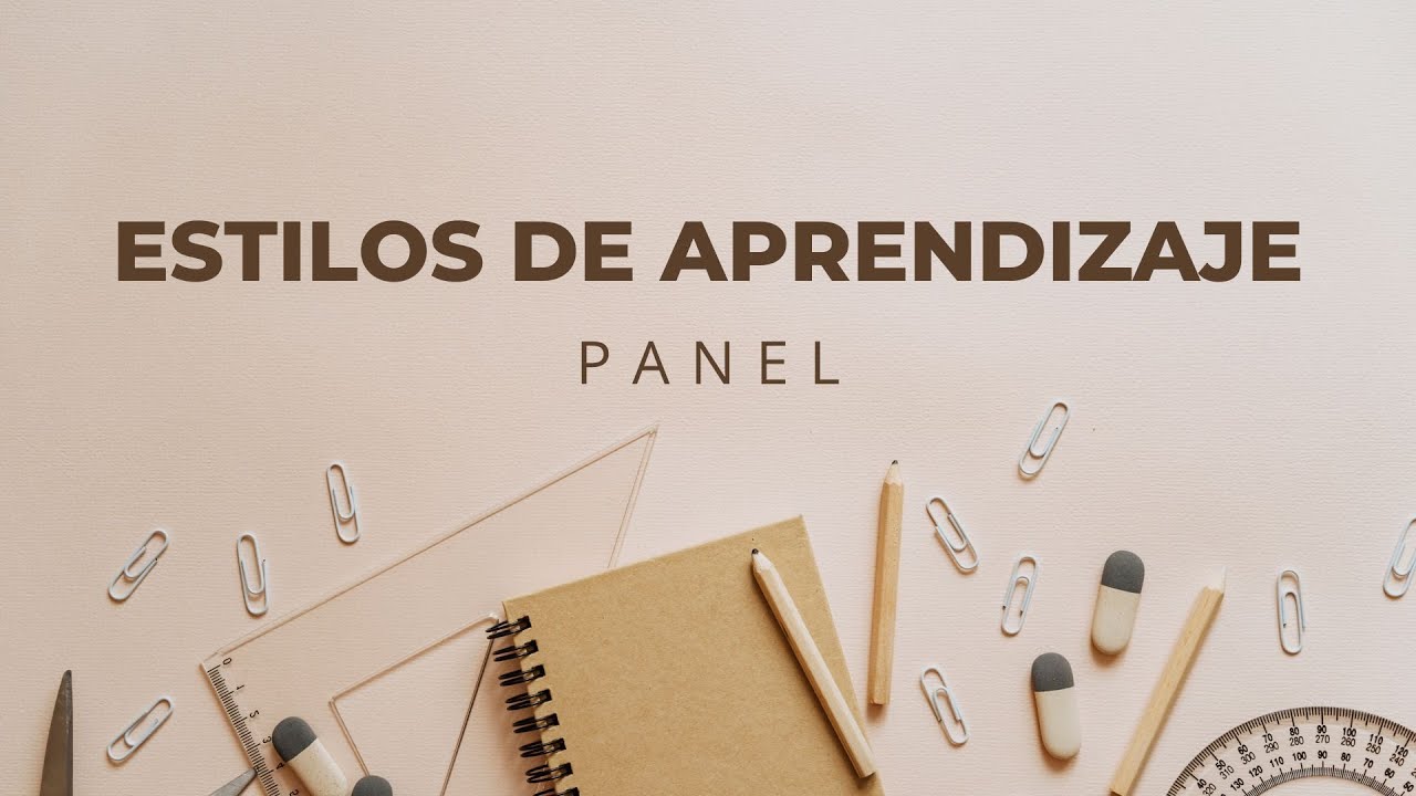 Panel: estilos de aprendizaje - YouTube