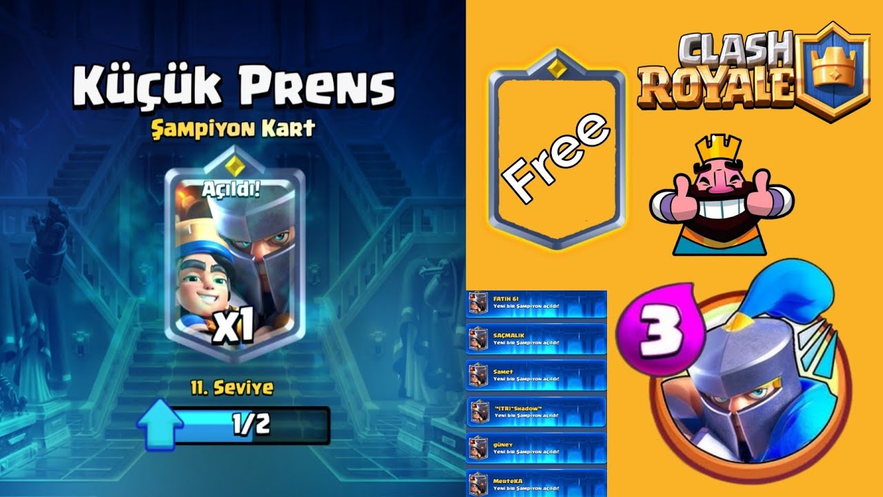 KÜÇÜK PRENS'İN GÖREVLERİNİ YAPTIM 🥳 - Clash Royale - YouTube