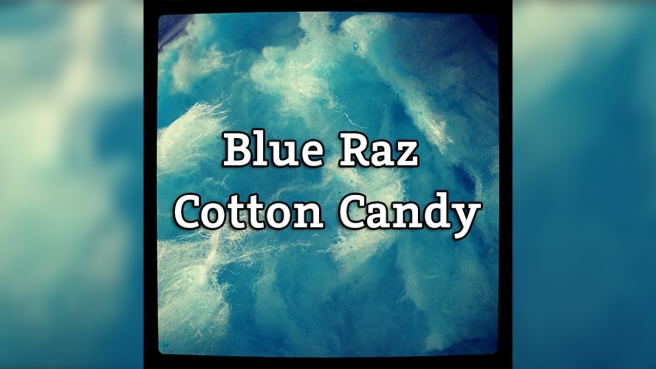 Aromatest: Blue Raz Cotton Candy (Pink Spot Vapors) - YouTube