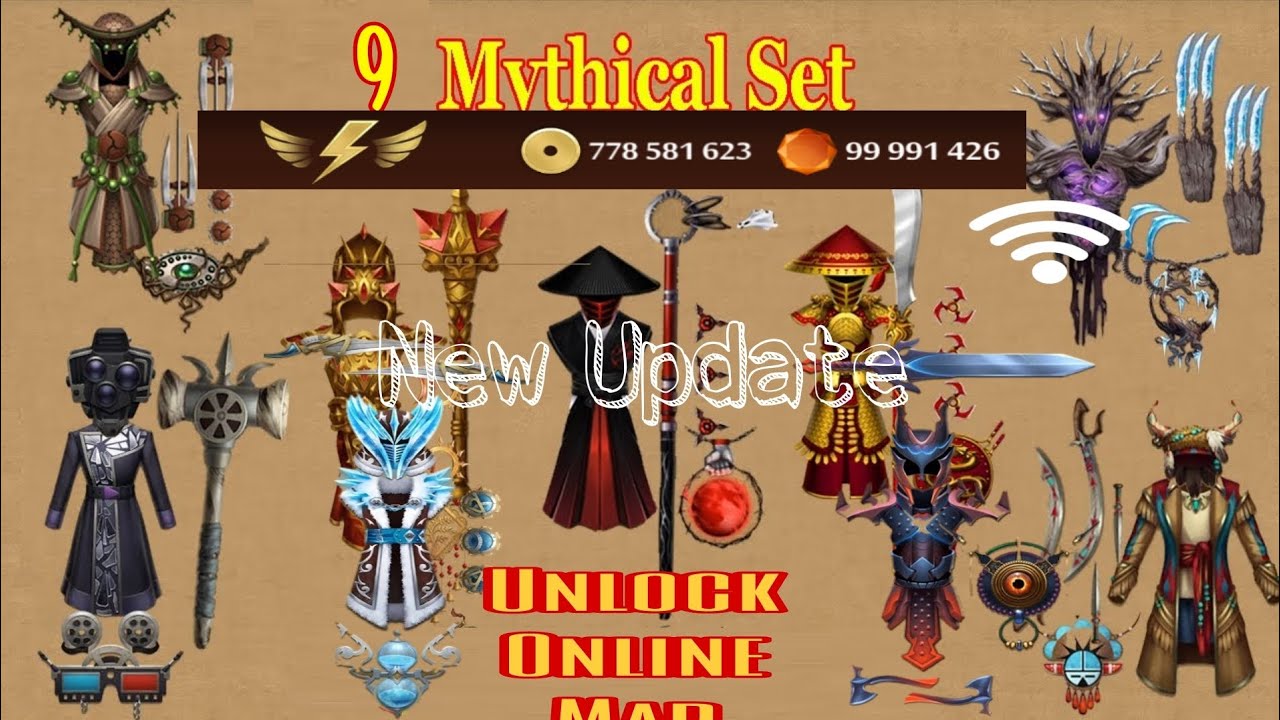 NEW UPDATE | HACK SHADOW FIGHT 2 FULL MYTHICAL SET , MAX LEVEL , FULL ...