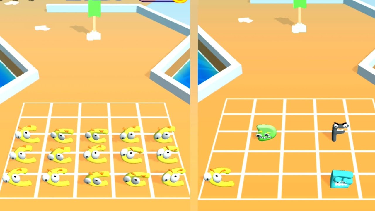 Alphabet Run Abc Letter Go Level 7-9 | ABCDEFG+123456789 |Alphabet ...