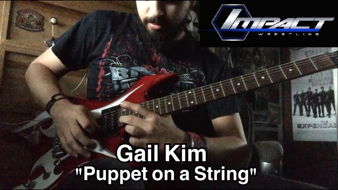 Gail Kim "Puppet On A String" TNA theme guitar cover - YouTube