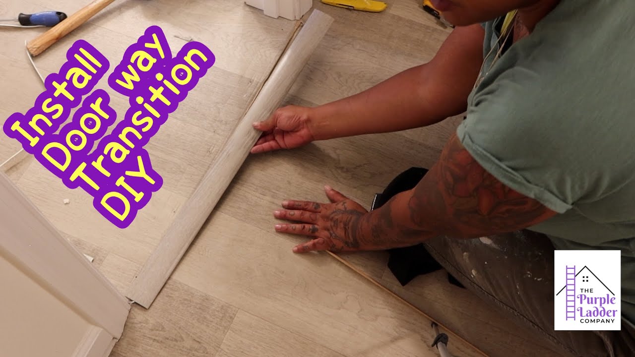 Installing transition Strips - YouTube