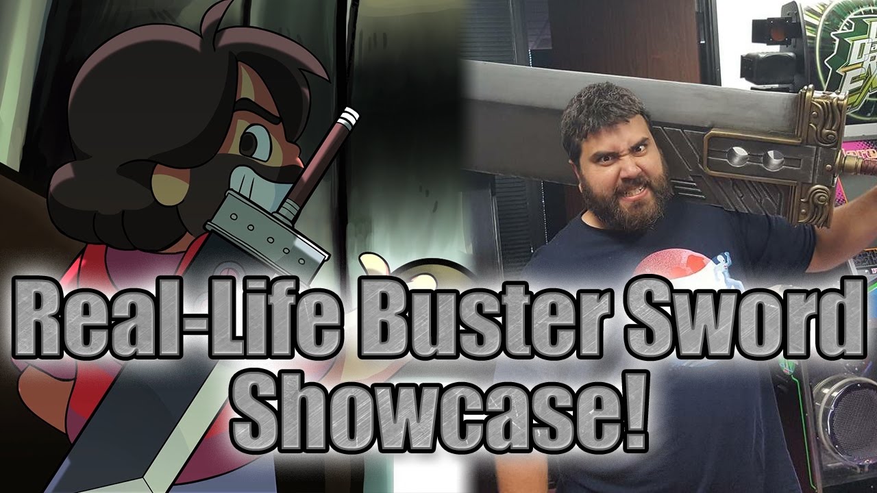 Final Fantasy VII Real-Life Buster Sword Showcase! - YouTube