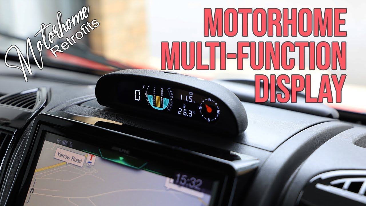 Motorhome & Campervan Multi-Function Display Upgrade - YouTube