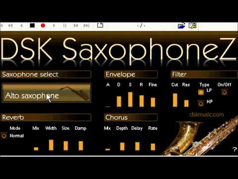 DSK Saxophonez Free VST Instruments Demo - YouTube