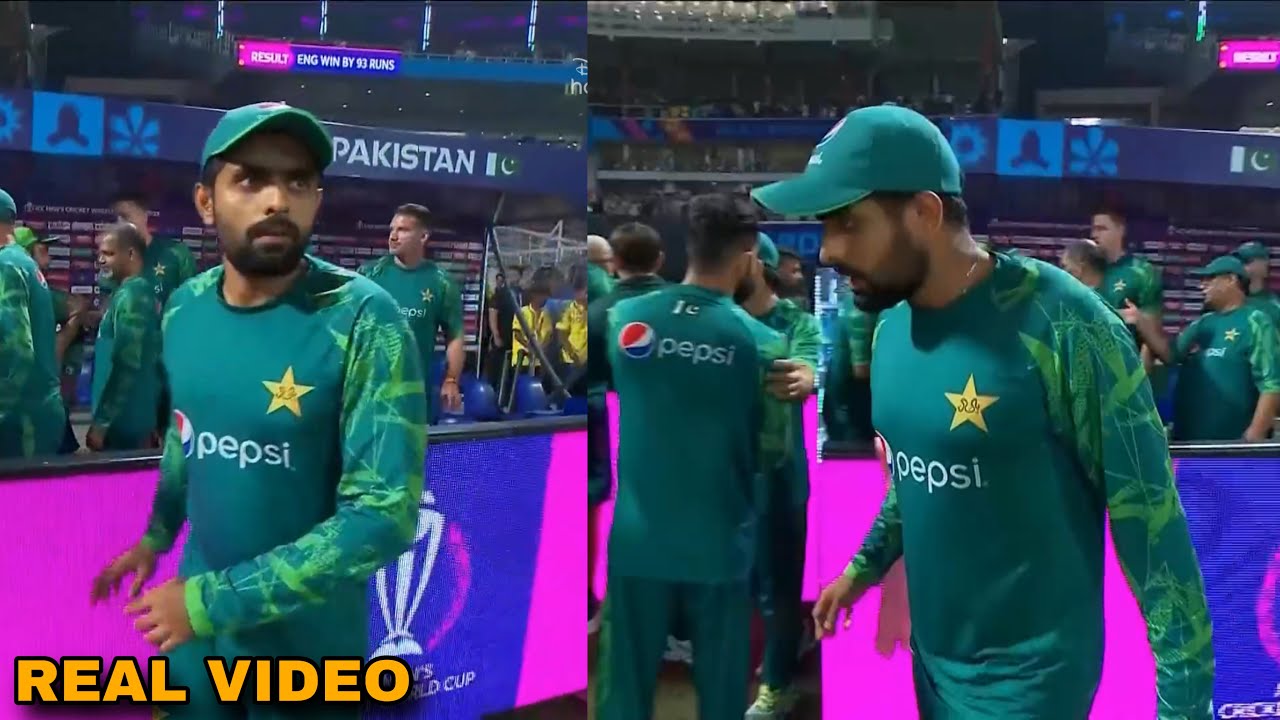 Watch babar azam crying badly after Pakistan lost match against England ...