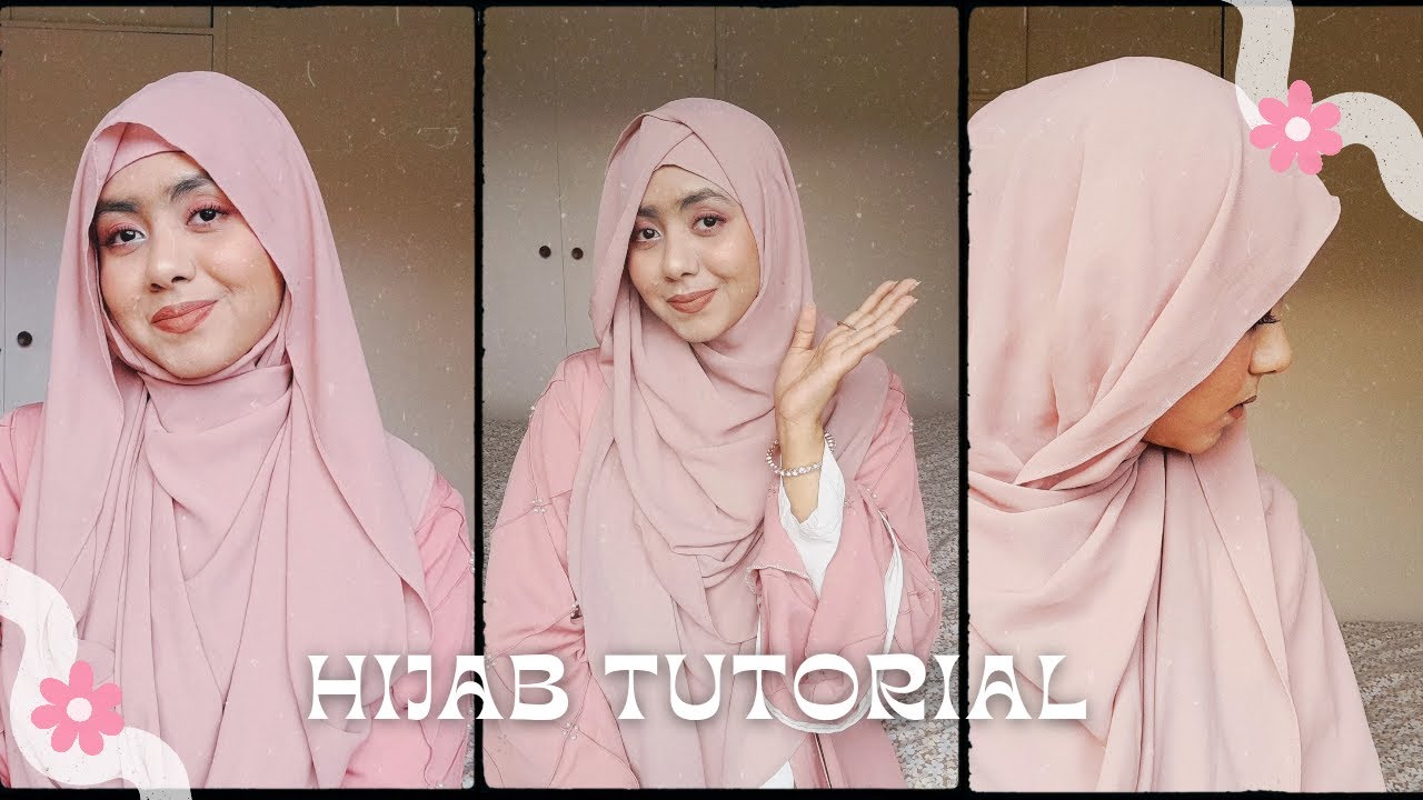 Party wear hijab styles| Hijab tutorial - YouTube