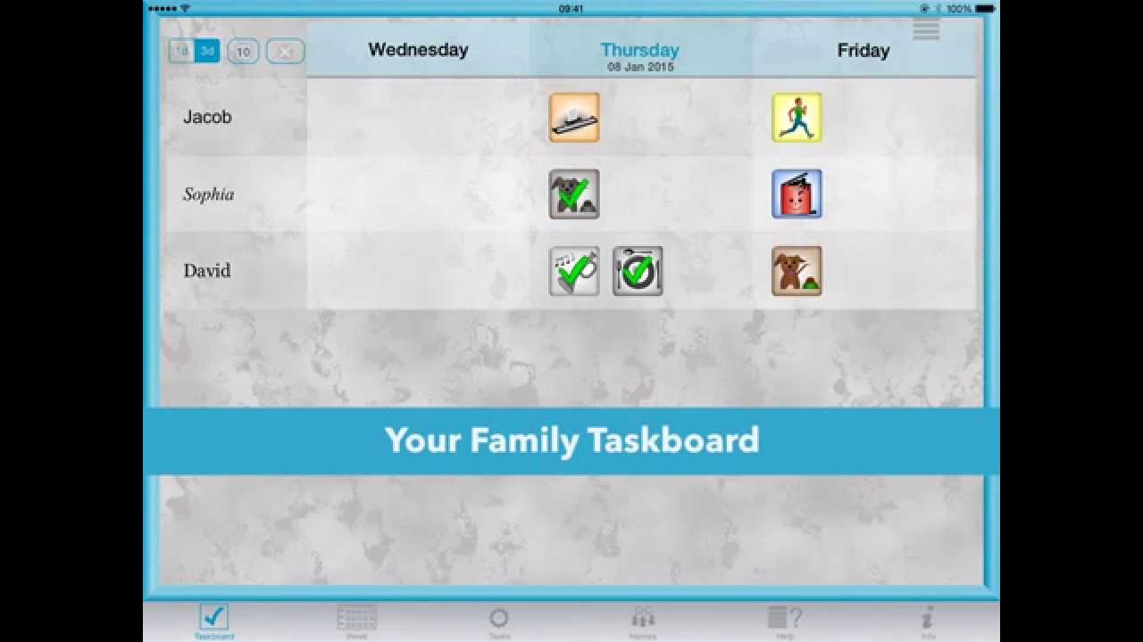 Family Taskboard AppStore Trailer - YouTube
