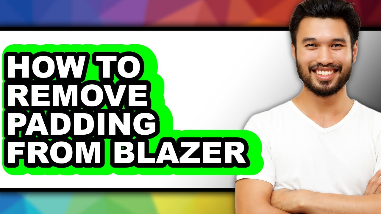 How to Remove Padding from Blazer (easy Method) - YouTube