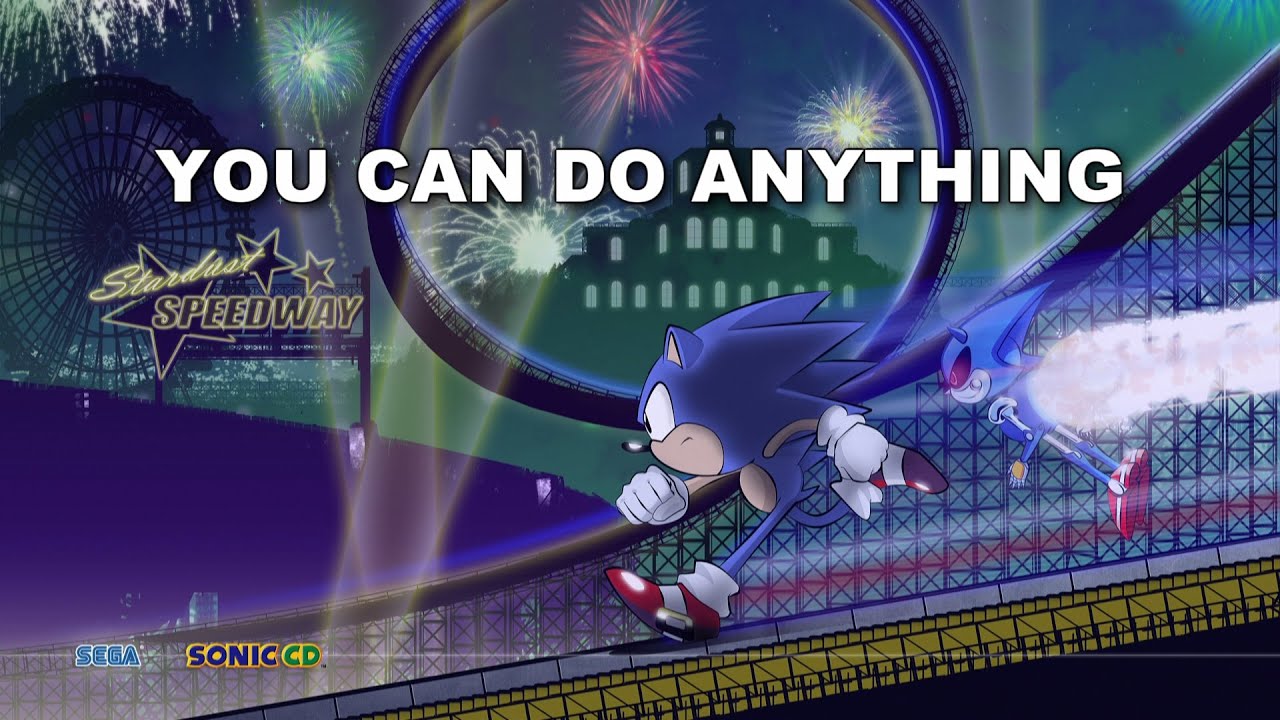 [SONIC KARAOKE ~SING ALONG~] Sonic CD - You can do anything (Keiko ...