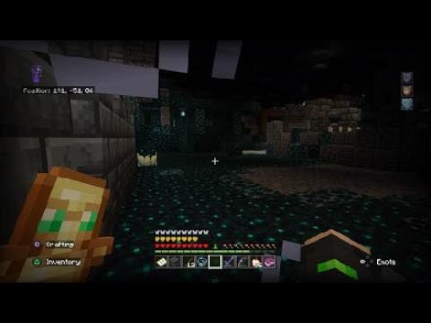 Minecraft Warden fight 1 - YouTube