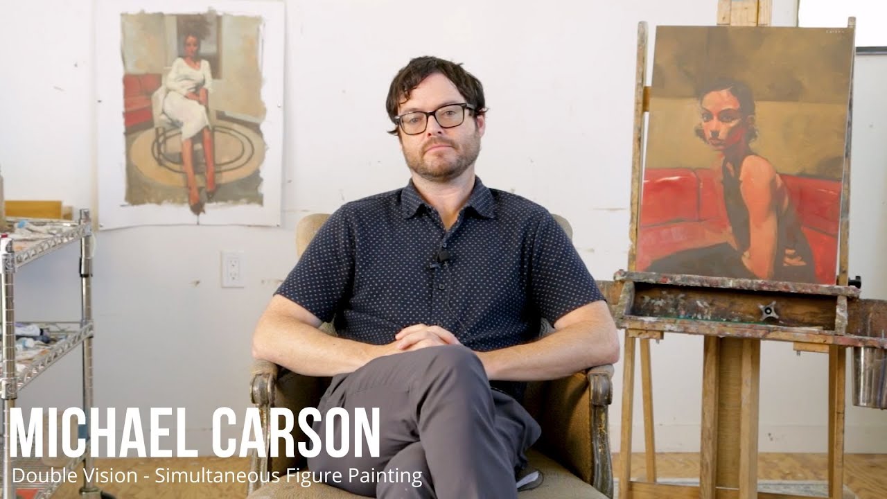 Michael Carson - Double Vision: Simultaneous Figure Painting - YouTube