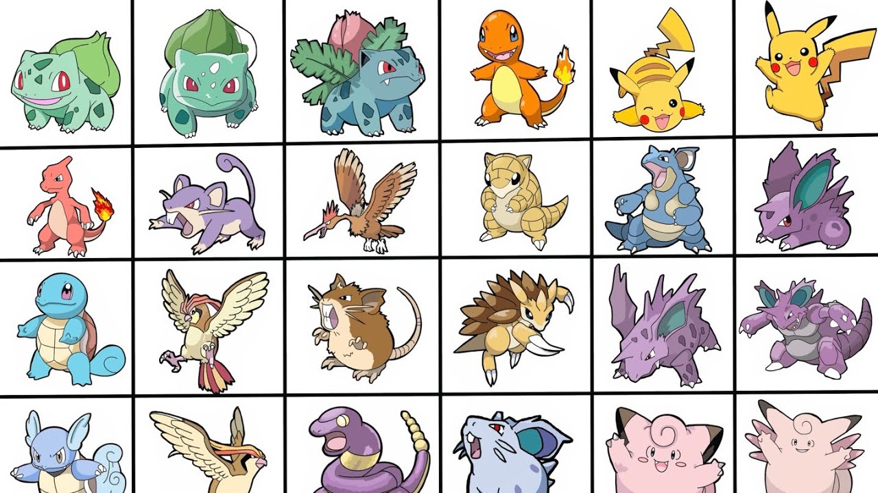 pokemon coloring pages / pokedex / pokemon - YouTube