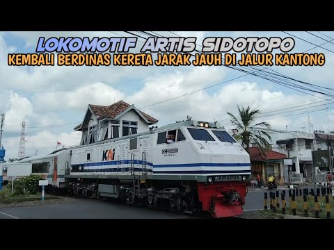 AKHIRNYA LOKOMOTIF WNB KEMBALI DINAS KE JALUR KANTONG !!! KERETA API ...