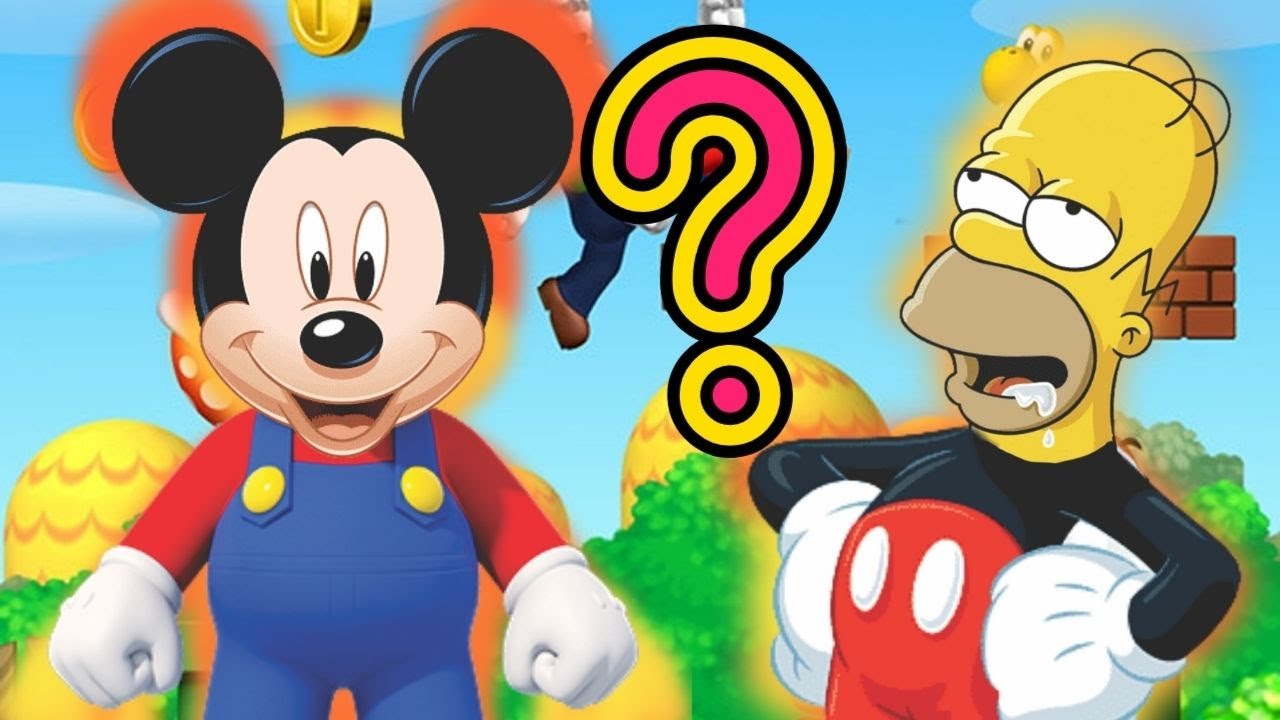 🥳 Wrong Head Match The Head Video for kids 🤖 Homer, Bart, Minnie ...