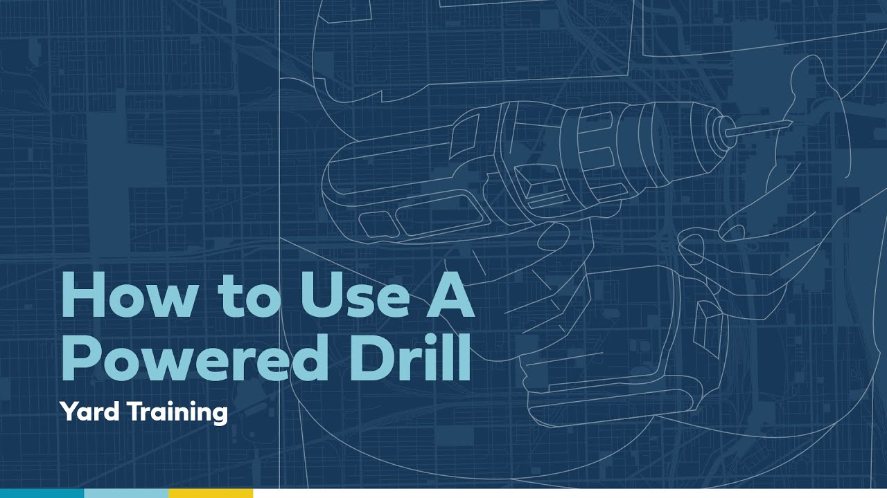 How to use a Battery Powered Drill - YouTube