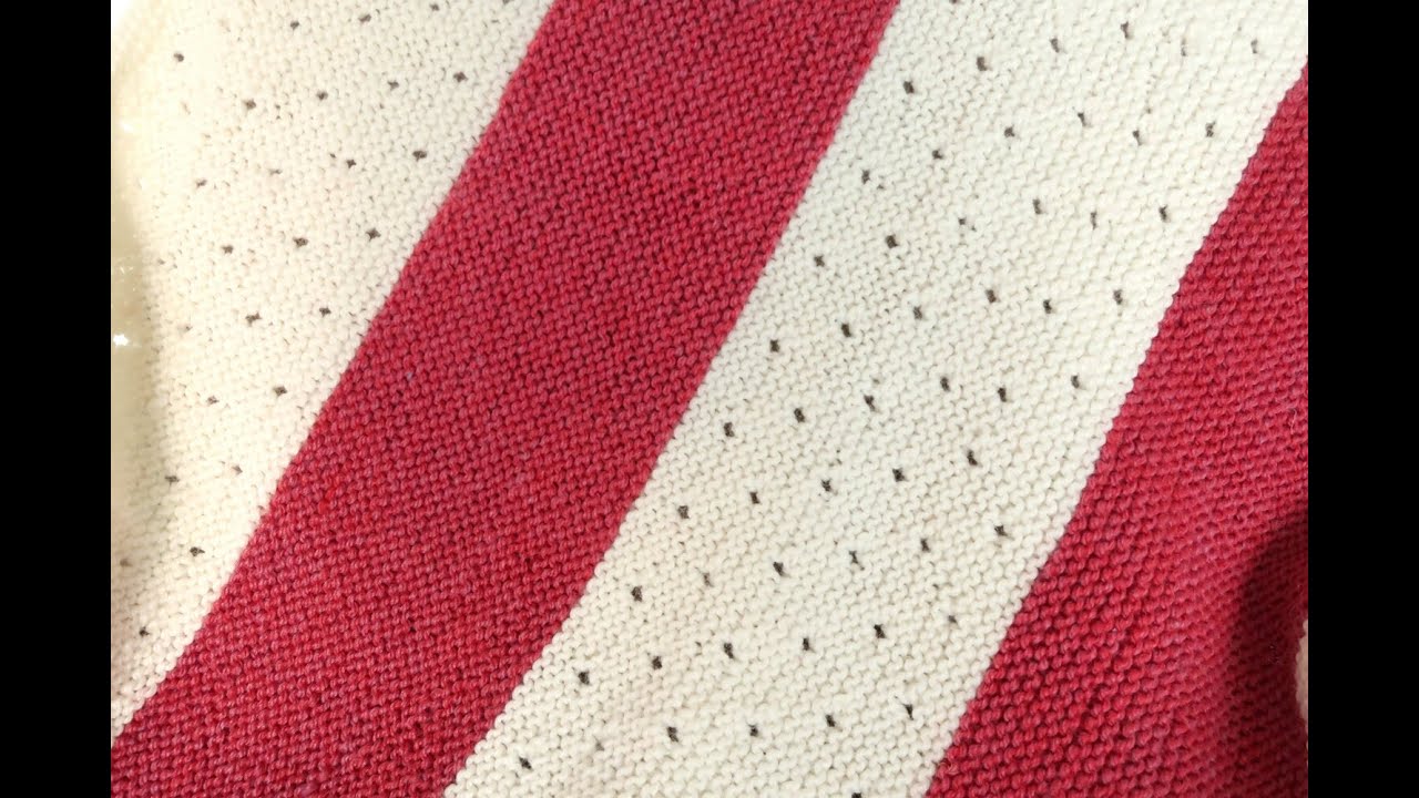 How to Knit Eyelets - YouTube