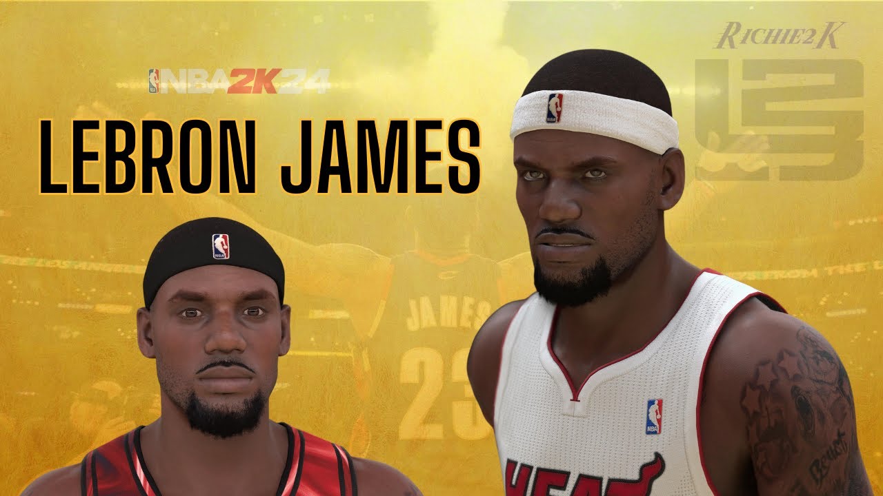 Lebron James Face Creation NBA 2K - YouTube
