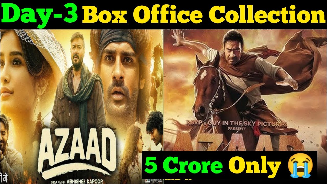 Azaad Movie (3-Days) Box Office Collection Worldwide Ajay Devgan.Amaan ...