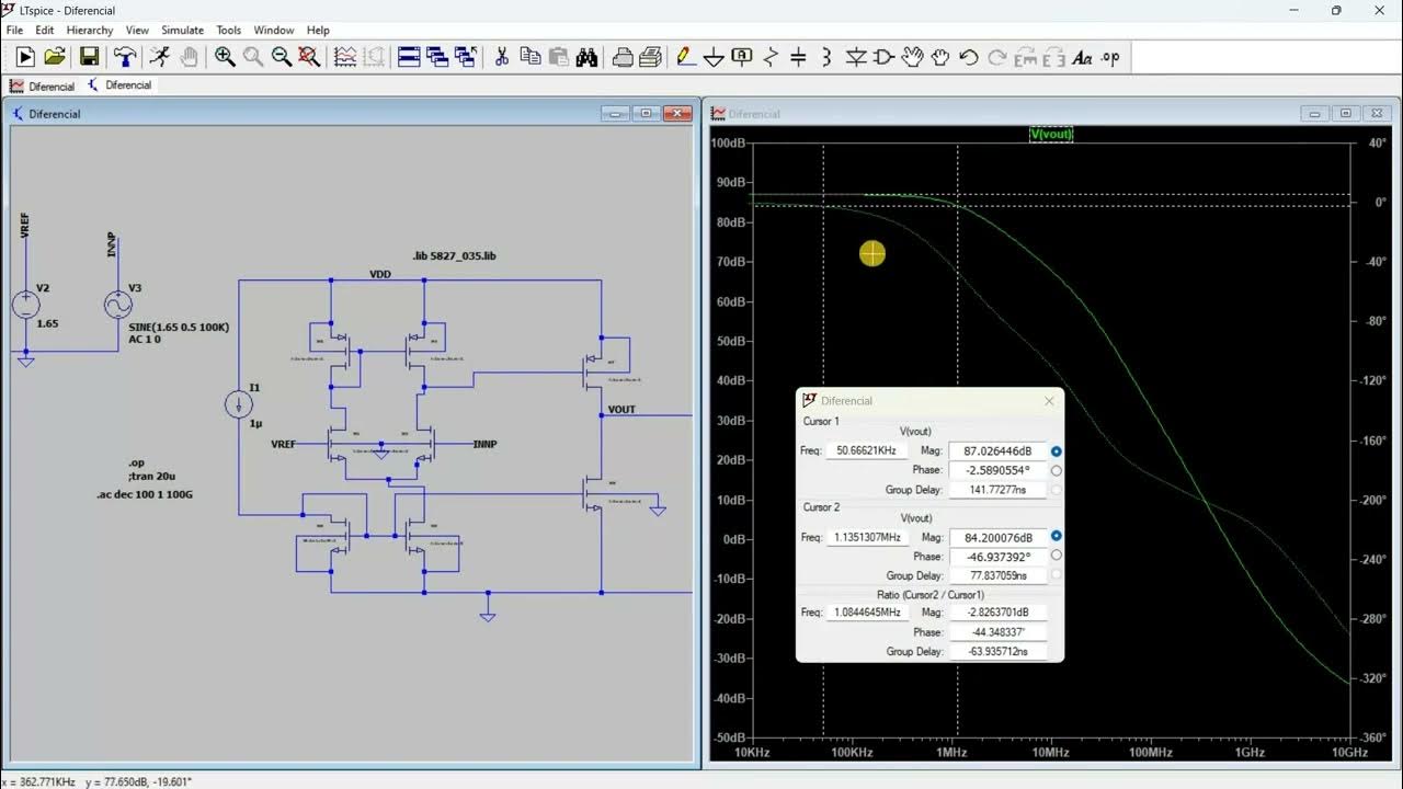 LTSpice simulation for comparator - YouTube