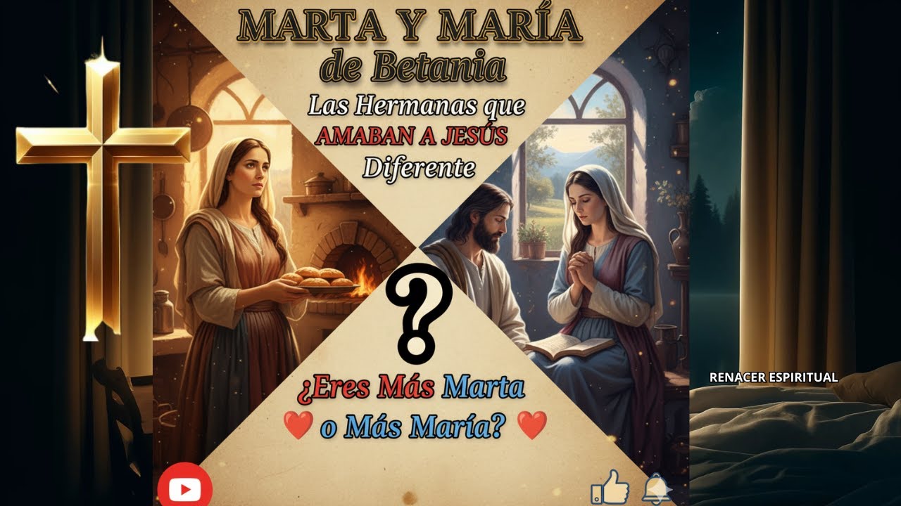 MARTA Y MARÍA de Betania: Las Hermanas que AMABAN A JESÚS Diferente ...
