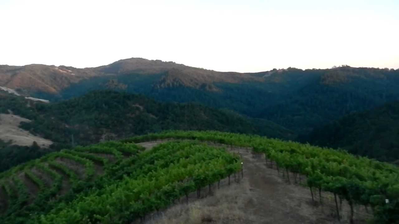 Hidden Ridge Vineyard Panorama west of Spring Mountain. - YouTube