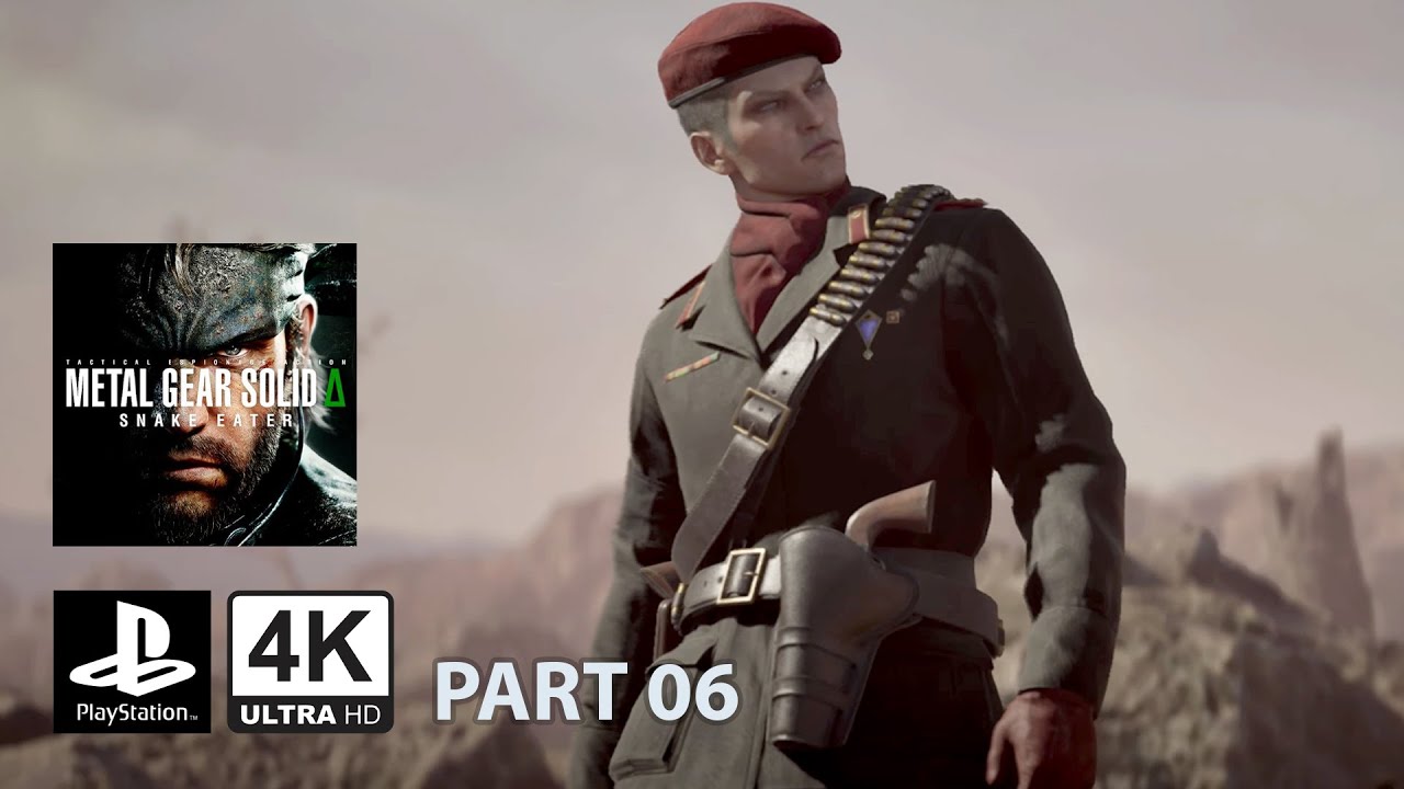 METAL GEAR SOLID DELTA Δ: 4K Gameplay Part 06 ( Snake vs Ocelot Boss ...