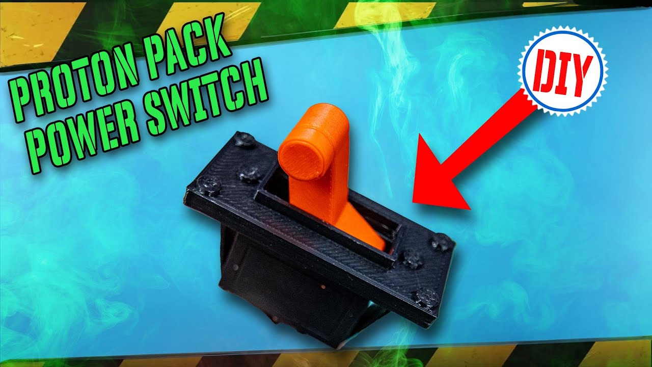 DIY Ghostbusters Proton Pack Red Power Switch (One Day Build) - YouTube