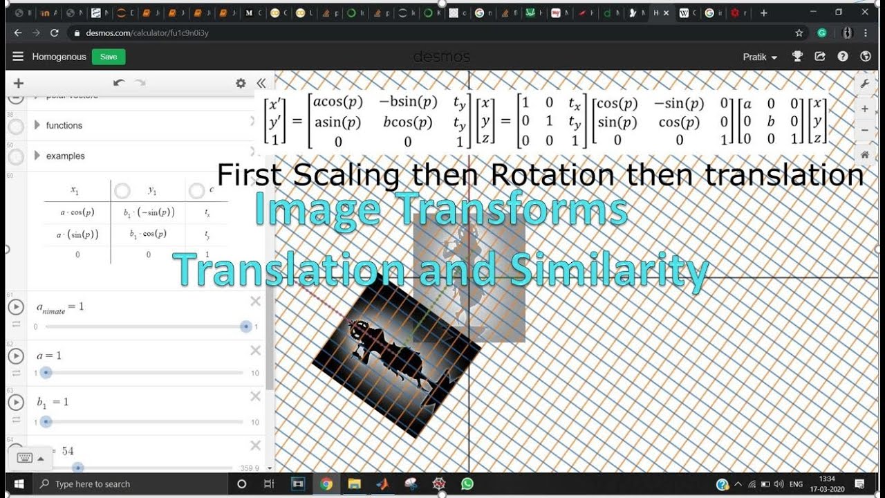 Translation and Similarity Transform :Desmos Visualization [E2] - YouTube